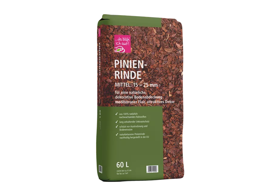 Pinienrinde 15-25 mm, da blüh ich auf Eigenmarke - Blumenland Wiedmaier