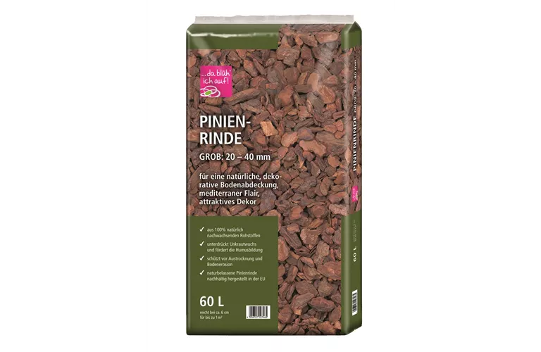 Pinienrinde 15-25 mm, da blüh ich auf Eigenmarke - Blumenland Wiedmaier